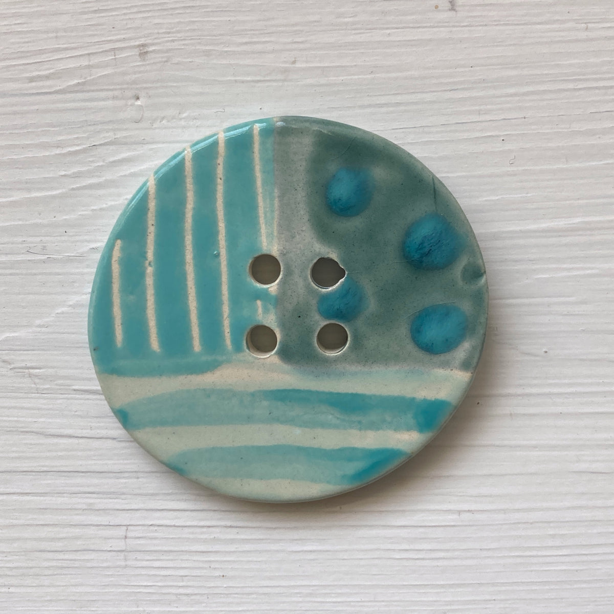 Patchwork Polka Dot Buttons 4.5cm - Made to Order – Magpie & Butterfly