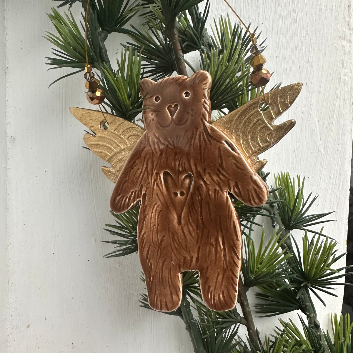 Winged Bear – Magpie & Butterfly