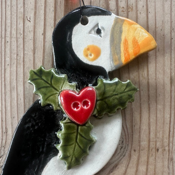 Puffin Decoration – Magpie & Butterfly