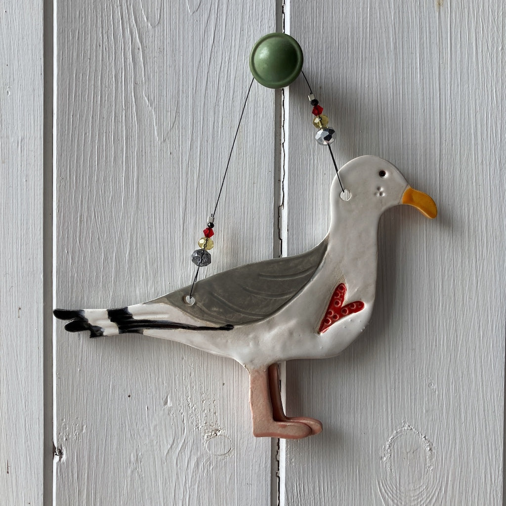 Large Seagull Decoration – Magpie & Butterfly